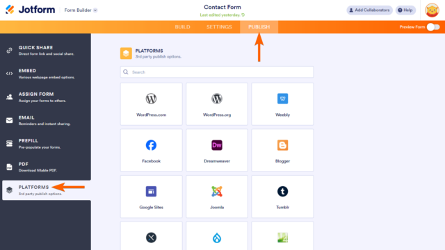 How to Add a Form to Blogger