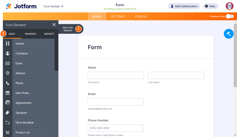 How to Create Your First Web Form