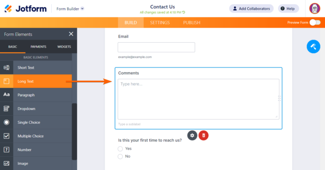 How to Create Your First Web Form