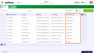 How to Find the IP Addresses of Form Respondents