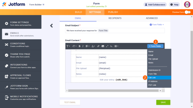 How to Let Users Update Their Entries Later