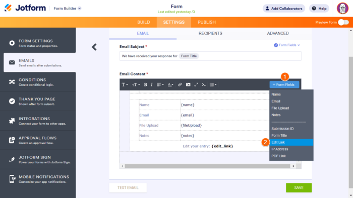 How to Let Users Update Their Entries Later
