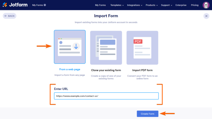 How to Clone an Existing Form From a URL