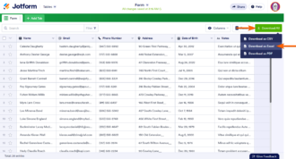 How to Export Form Data to Excel