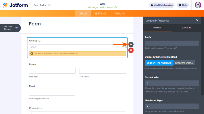 How to Add Custom Unique IDs to your Form Submissions?