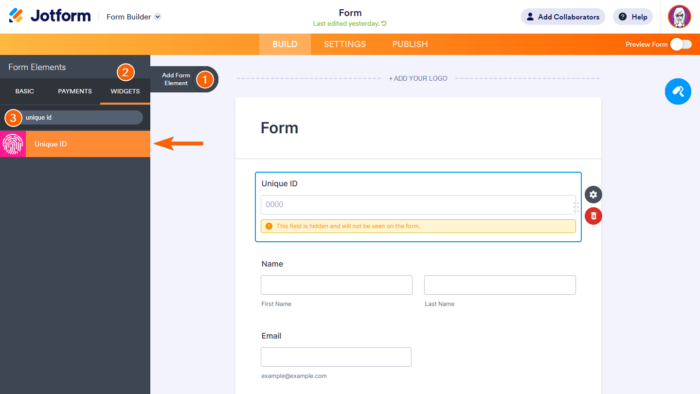 How to Add Custom Unique IDs to Your Form Submissions