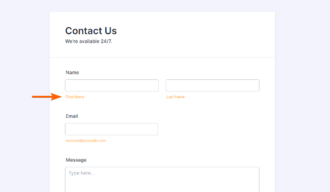 Customizing Your Form Using CSS Codes