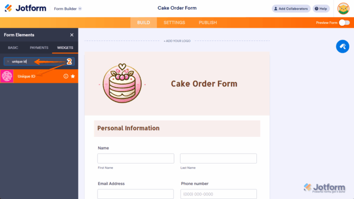 How to Add Custom Unique IDs to Your Form Submissions