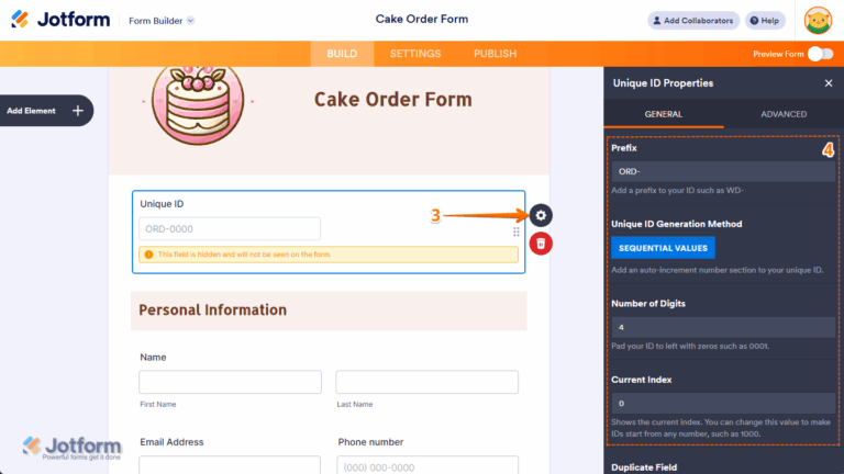 How to Add Custom Unique IDs to Your Form Submissions