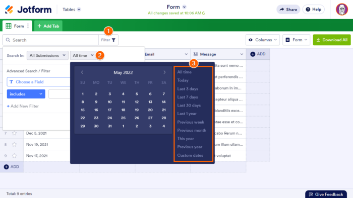 How to Download Form Submissions as Excel, CSV, or PDF