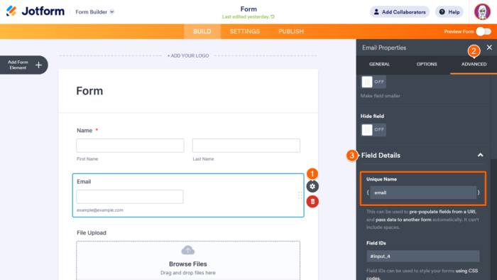 How to Find Field IDs and Unique Names
