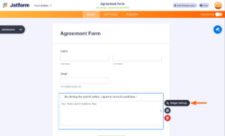 Creating a Scrollable Terms and Conditions