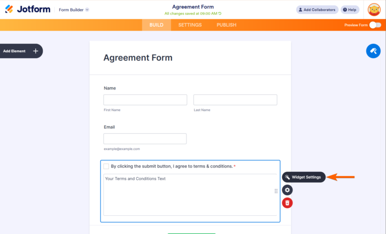 Creating a Scrollable Terms and Conditions