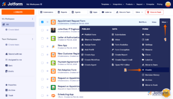 How to Enable or Disable a Form