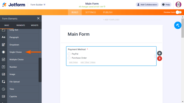 How to Create a Basic Multiple Payment Form