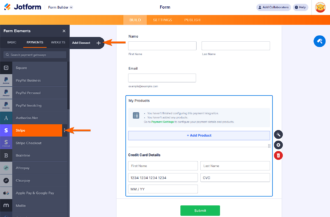 How to Integrate Stripe With Jotform