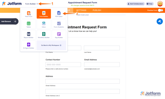 How to Create and Download a Fillable PDF Form