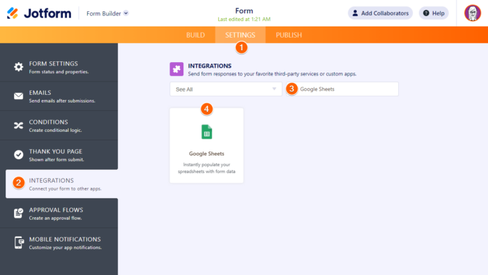 How to Integrate Forms with Google Sheets