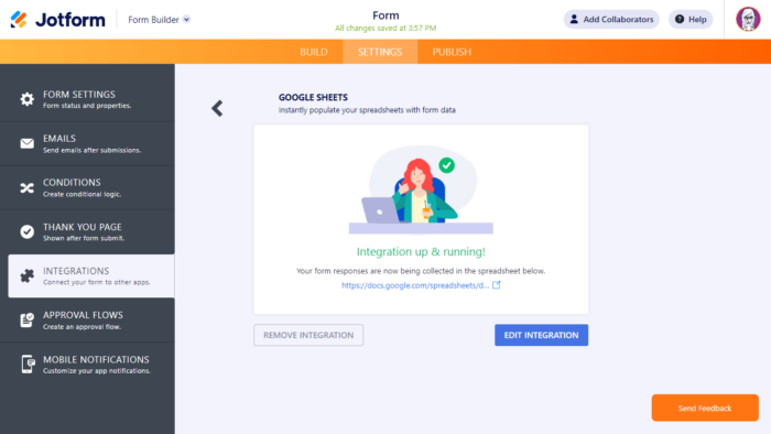 How to Integrate Forms with Google Sheets