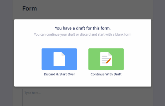 How to Enable Save and Continue Later on Forms