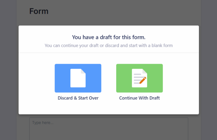 How to Enable Save and Continue Later on Forms