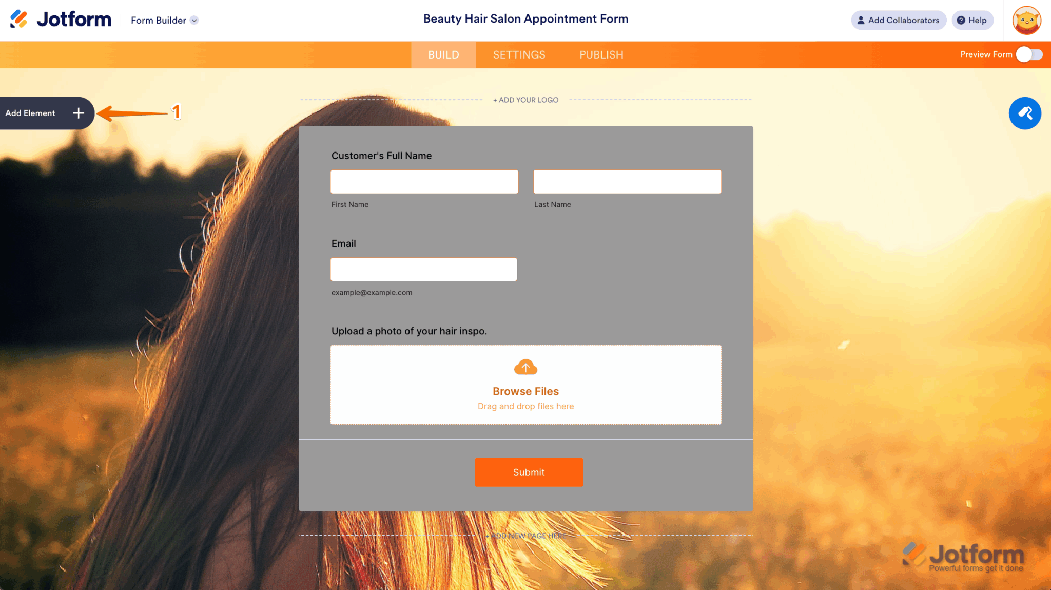 Cómo añadir un Widget a tu Formulario