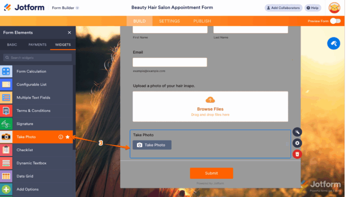 How to Add a Widget to Your Form