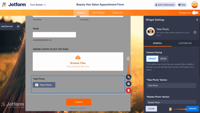 How to Add a Widget to Your Form
