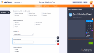 How to Use Jotform's Form Calculation Widget