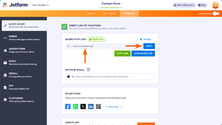 How to Create a Custom Form URL