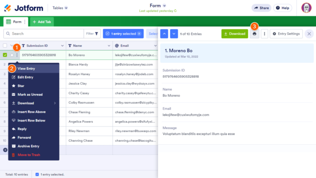How to View Form Submissions