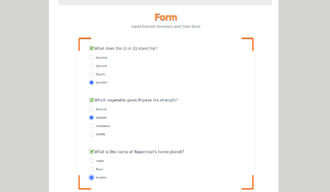 How to Turn Your Form Into a Quiz or Exam