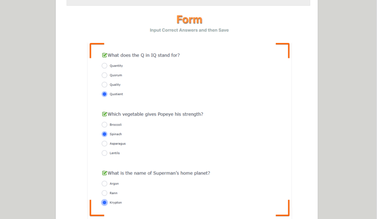 How to Turn Your Form Into a Quiz or Exam