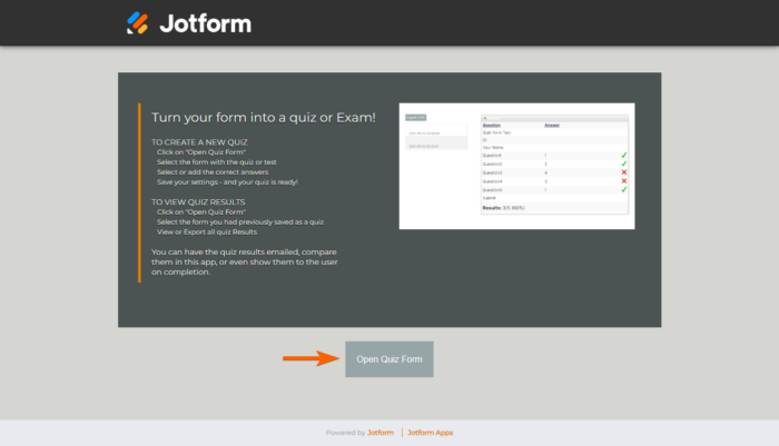 How to Turn Your Form Into a Quiz or Exam
