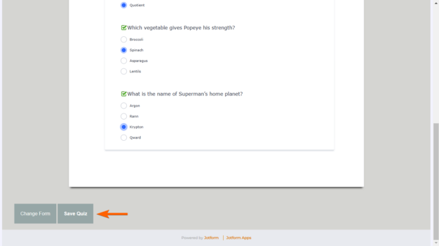 How to Turn Your Form Into a Quiz or Exam