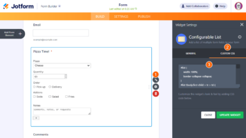 How to Inject CSS Codes to Widgets