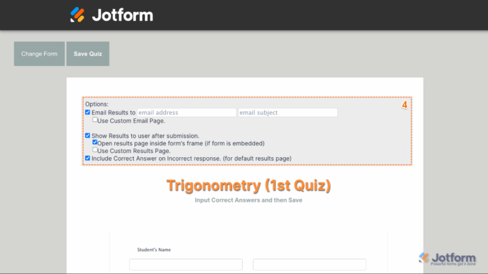 How to Turn Your Form Into a Quiz or Exam