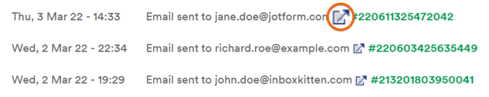 How to View All Your Form Email History