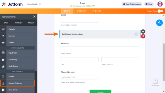How to Group Your Form Fields