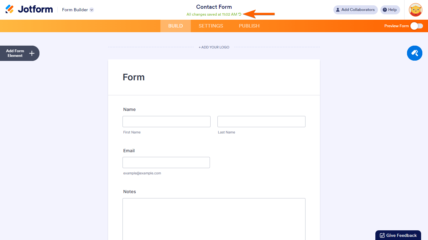 How to View Your Form's Revision History