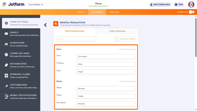 How to Make Your Forms Multilingual