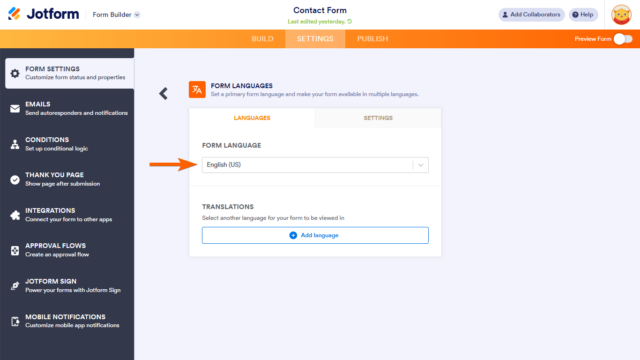 How to Make Your Forms Multilingual