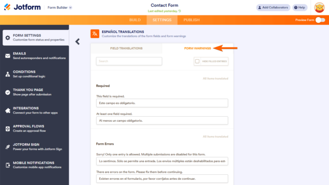 How to Make Your Forms Multilingual