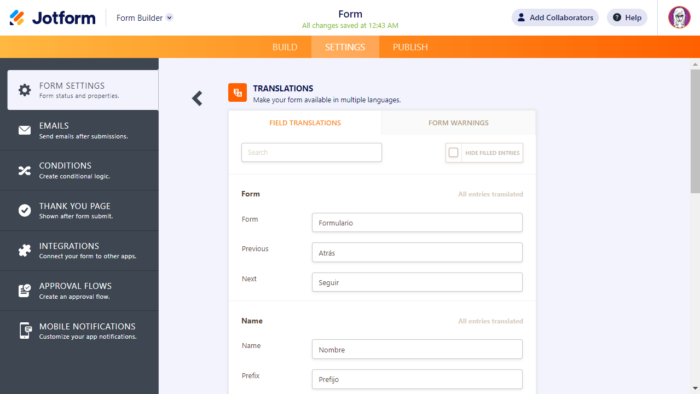 How to Make Your Forms Multilingual