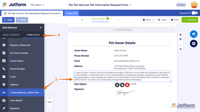 How to Show Headings and Texts in PDF Documents