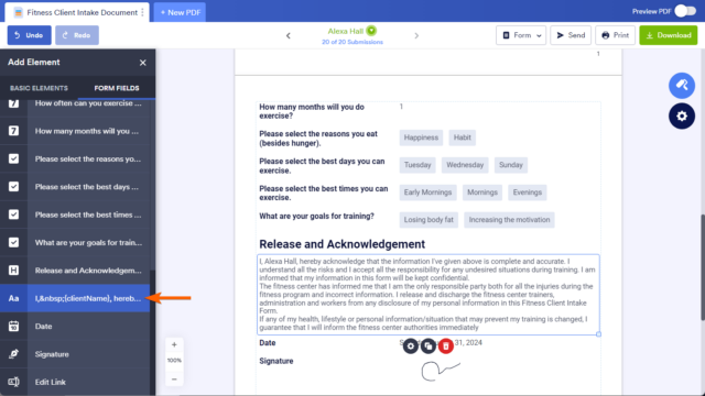 How to Show Headings and Texts in PDF Documents