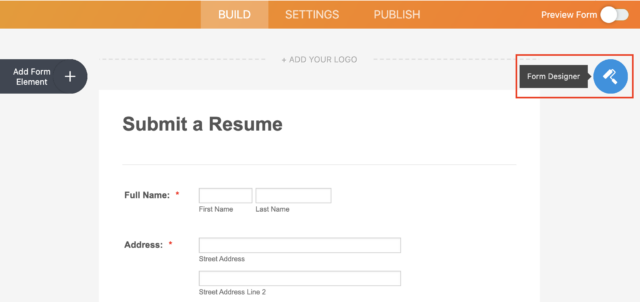 How to Make a Standout Resume Submission Form | The Jotform Blog