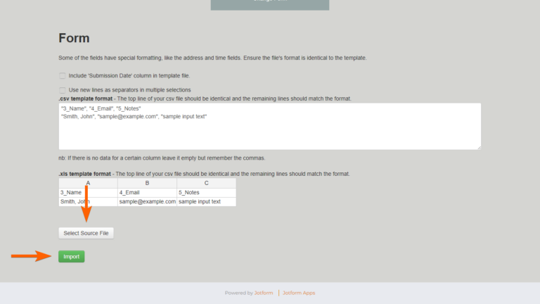 Import Data: Easily Import Your Excel or CSV Data Into Jotform
