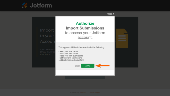 Import Data: Easily Import Your Excel or CSV Data Into Jotform