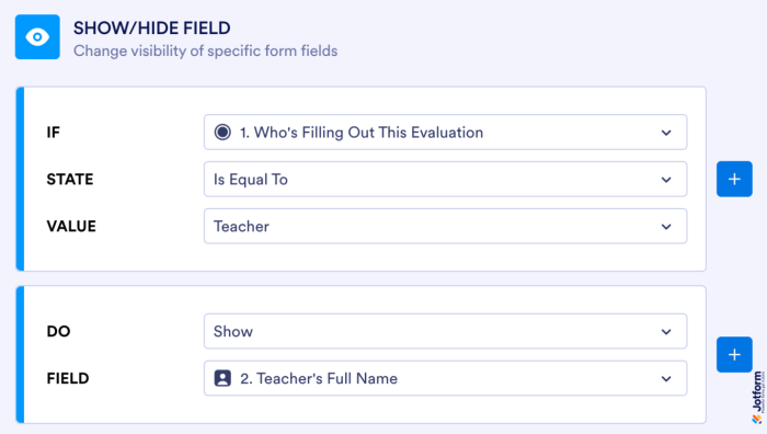 How to Show or Hide Fields Conditionally
